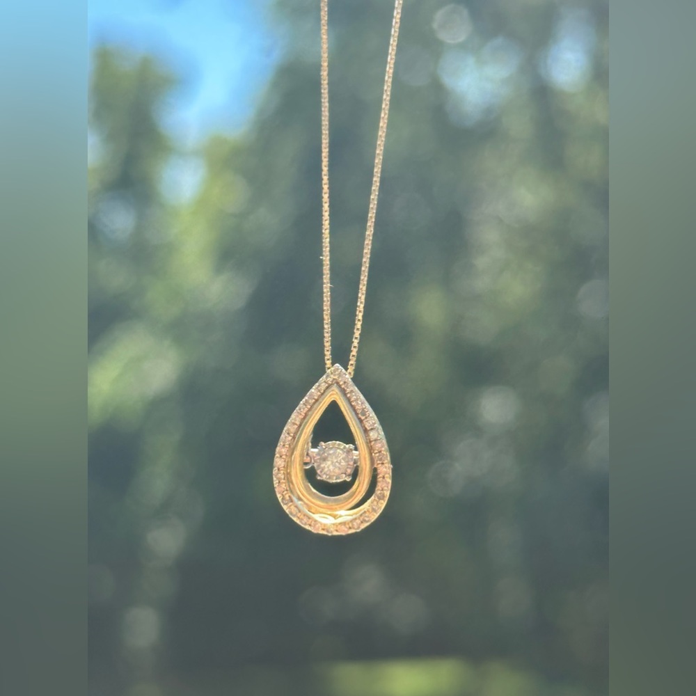 Kay Jewelers 3/4 Carat Diamond Rocker Pendant In 10k … - Gem